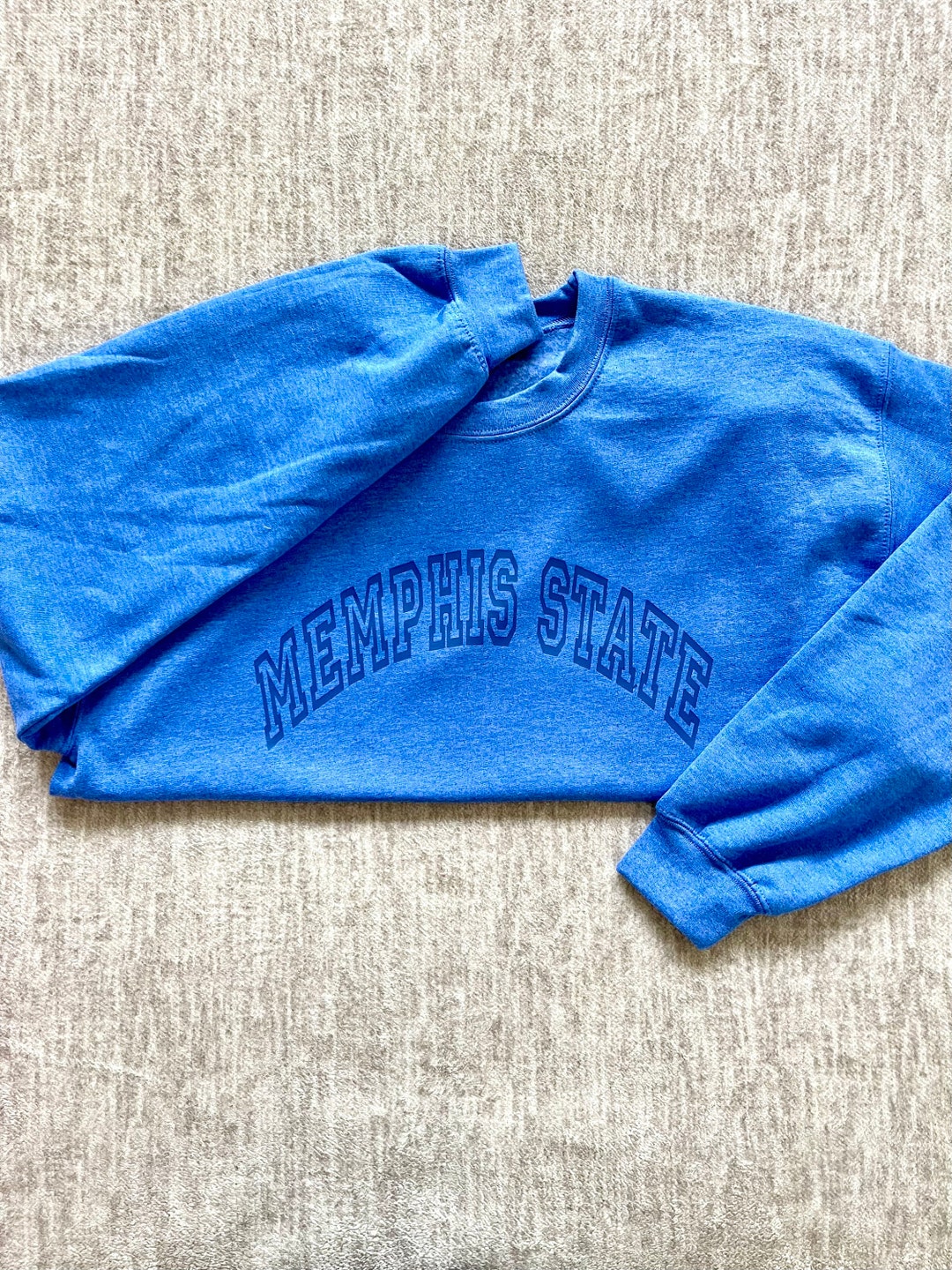 Memphis State Sweater | Memphis State Tee | College Crewneck - Etsy