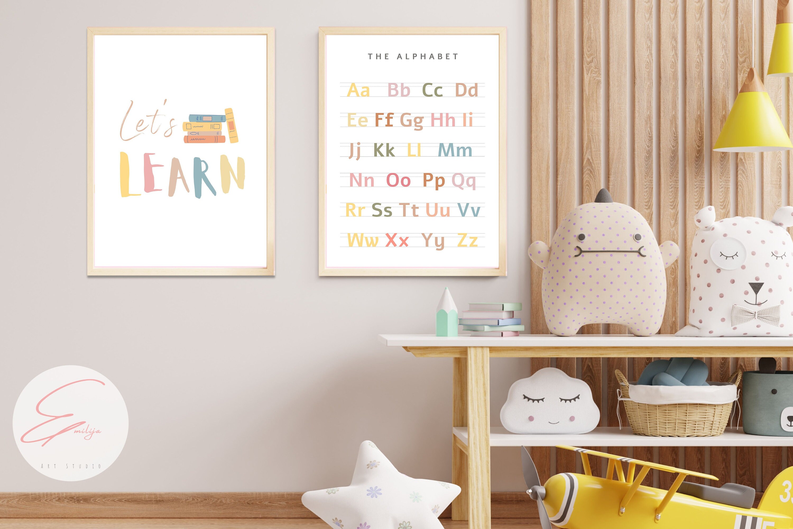 Set of 8 Educational Posters, Homeschool Prints,maria Montessori ...