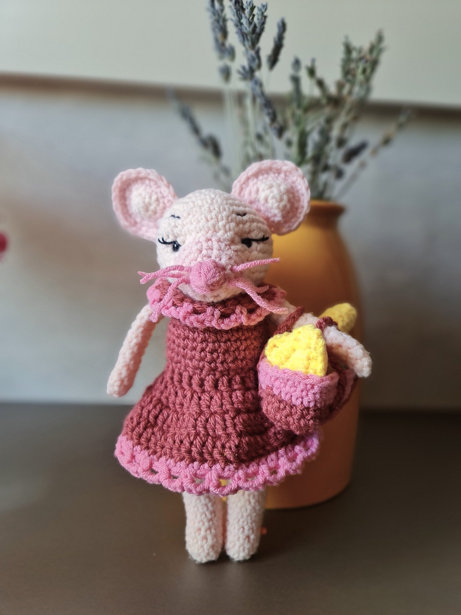 Mouse Amigurumi Crochet Pattern Mice Toy PDF Tutorial in Italian and ...