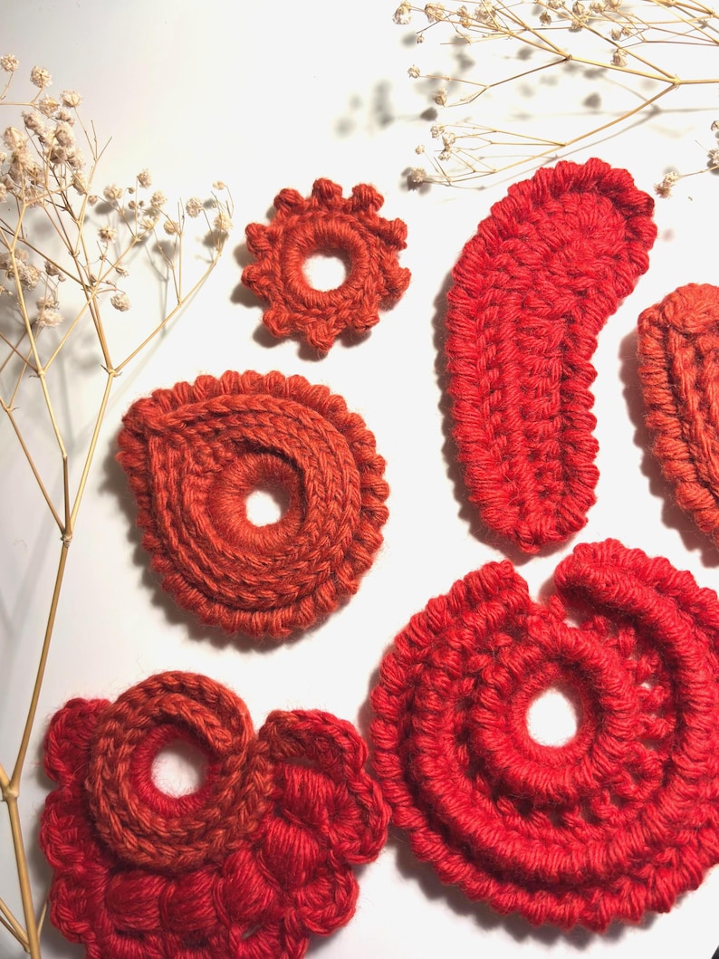 Irish Lace Crochet Motifs Pattern: Cardigan, Jacket, Blouse (PDF ...