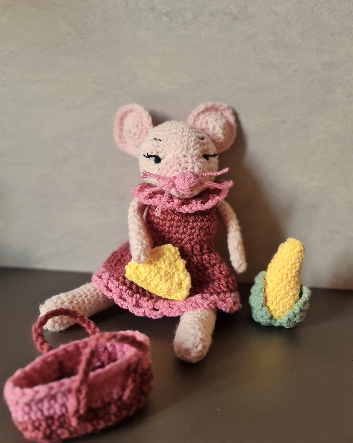 Mouse Amigurumi Crochet Pattern Mice Toy PDF Tutorial in Italian and ...