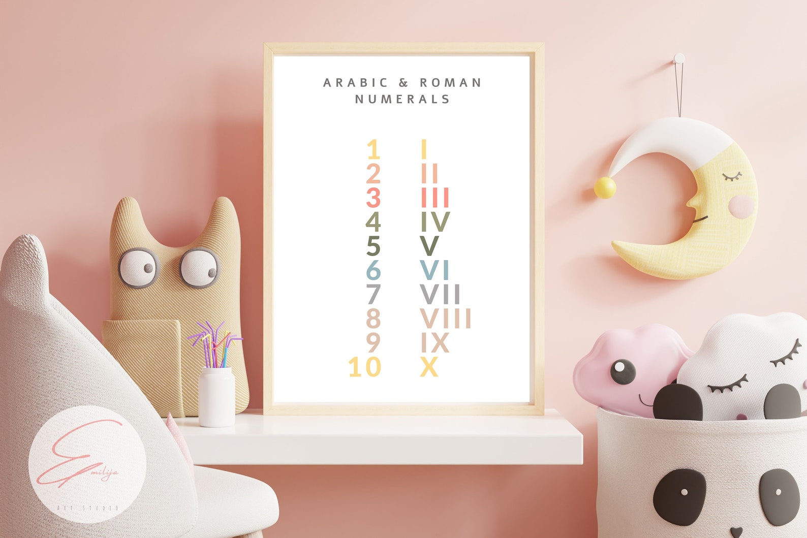 Set of 8 Educational Posters, Homeschool Prints,maria Montessori ...