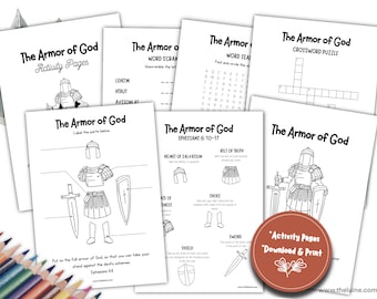 Fruit of the Spirit Activity Pages for Kids Bible Verse Worksheets ...