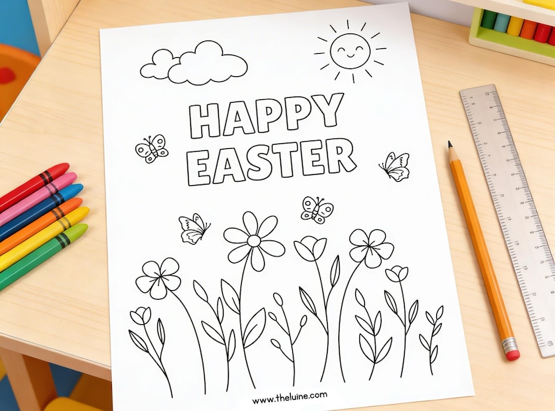 Christian Easter Coloring Pages for Kids | Bible Verse Printables ...