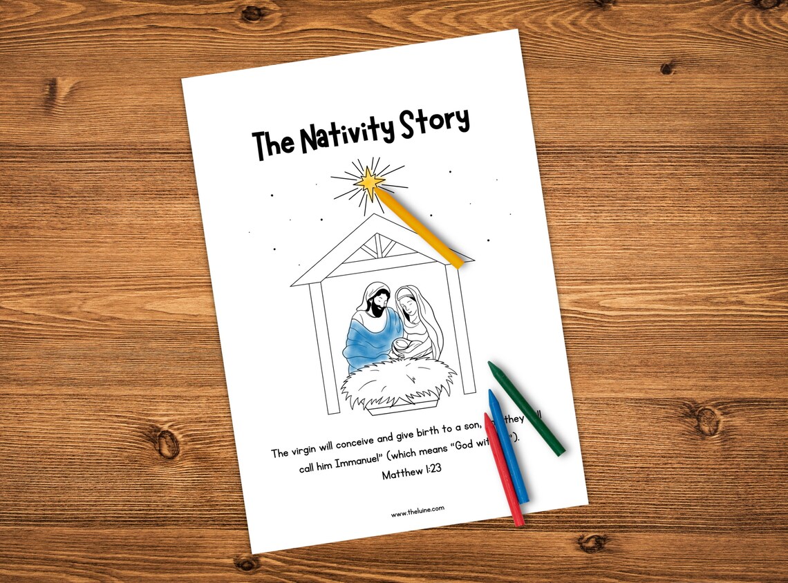 Printable Nativity Activity Pages for Kids Bible Verse Worksheets ...