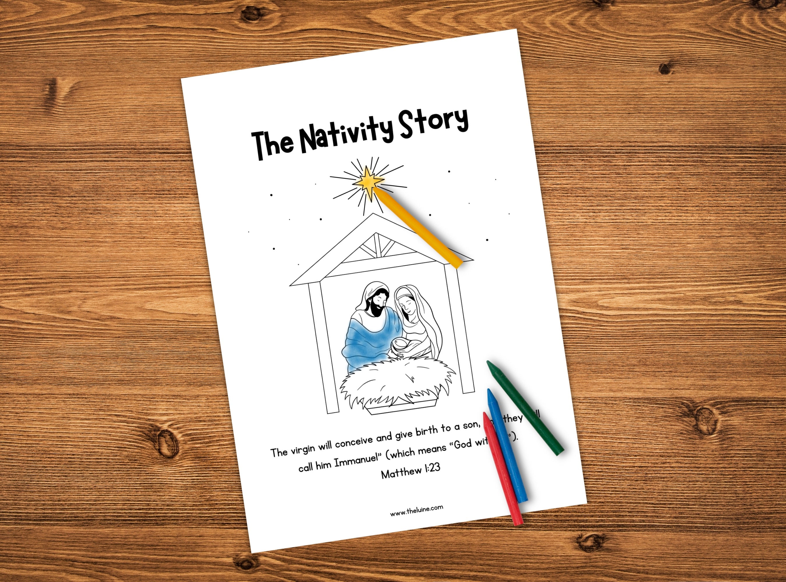 Printable Nativity Activity Pages for Kids Bible Verse Worksheets ...