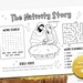 Nativity Activity Placemat for Kids | Bible Verse Worksheet | Sunday ...