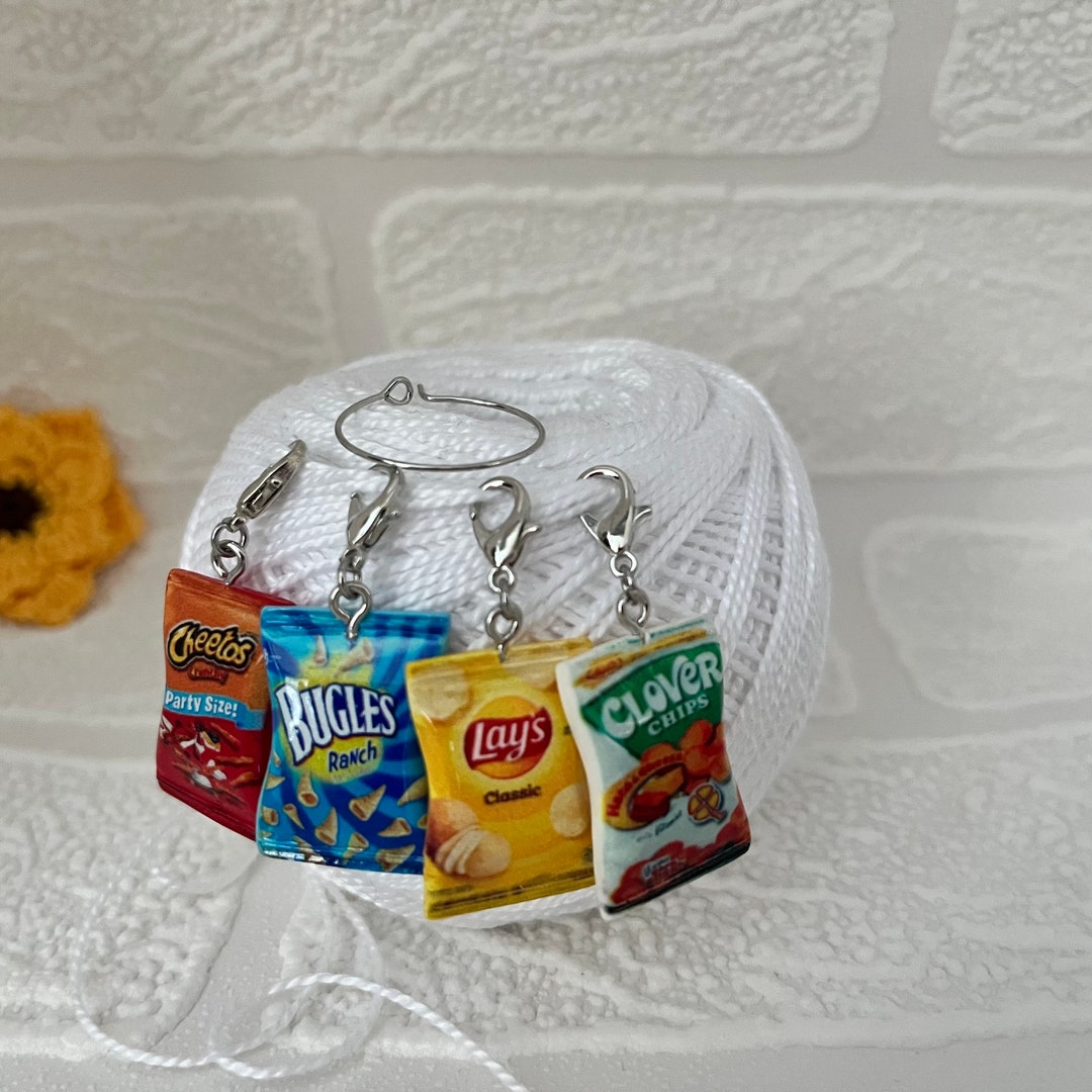 Crisps Stitch Markers,snacks Stitch Markers,progress Keepers,notions ...