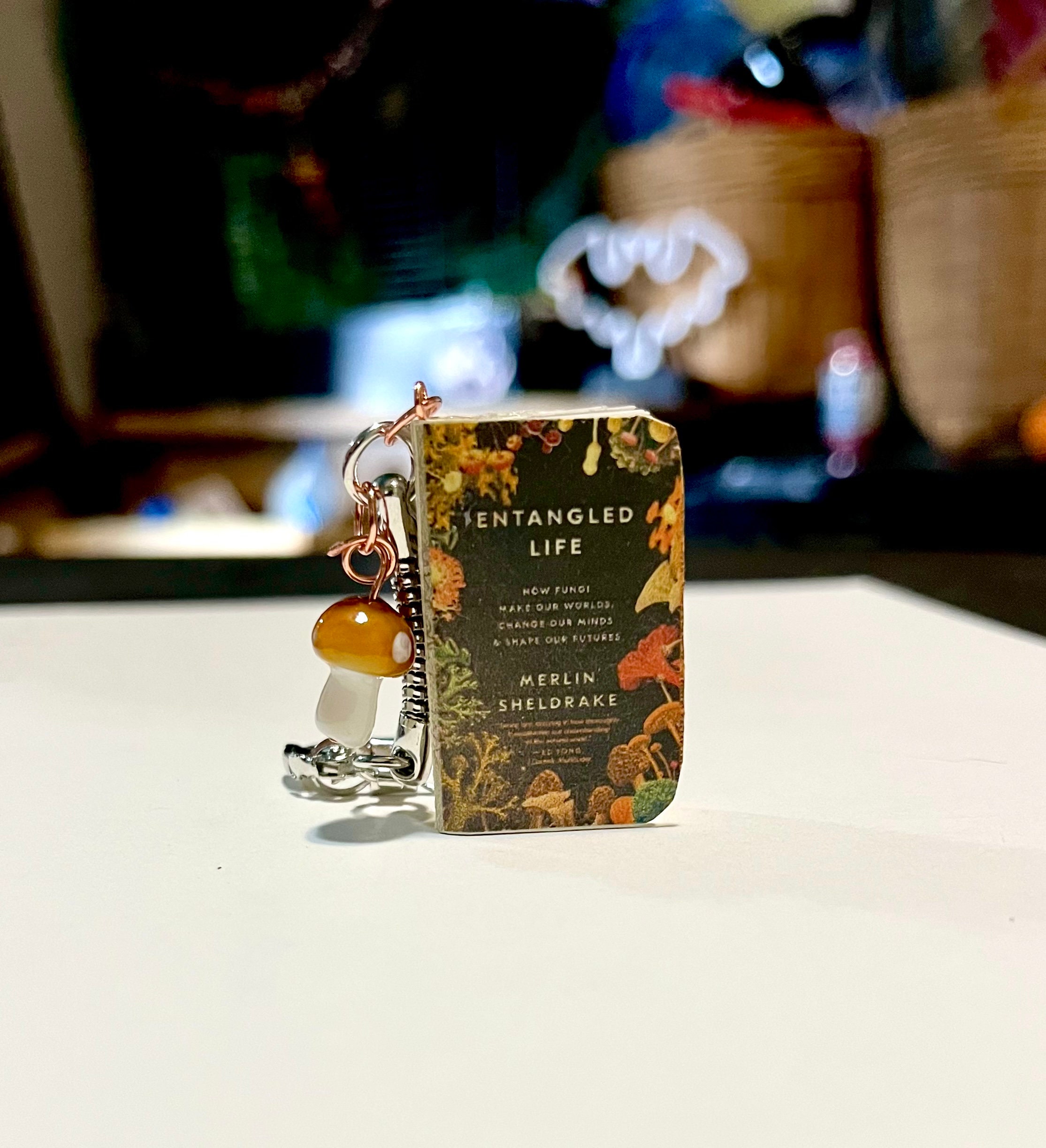 Custom Mini Book Keychain Personalized Bookworm Keychains - Etsy