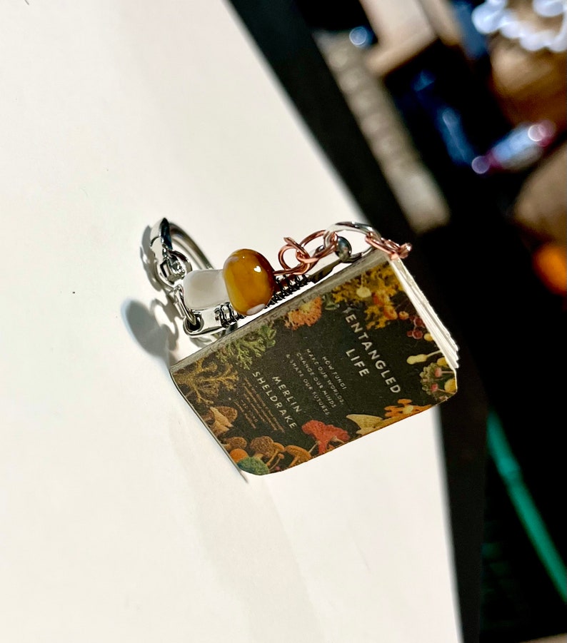 Custom Mini Book Keychain Personalized Bookworm Keychains - Etsy
