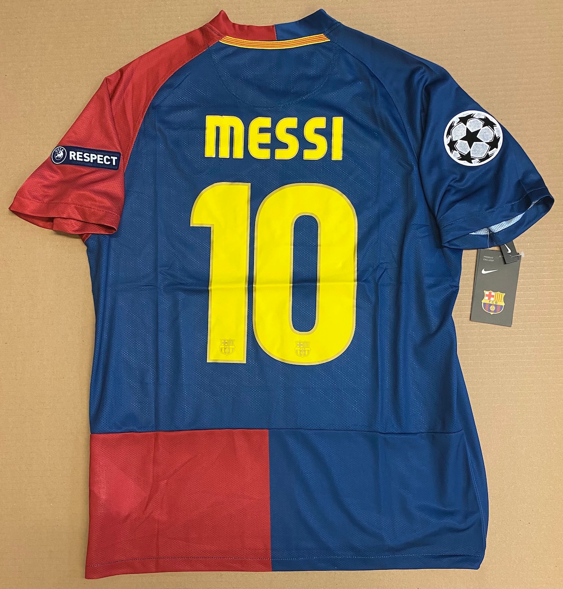 2009 Messi 10 Barcelona UCL Final Soccer Jersey Size Large | Etsy