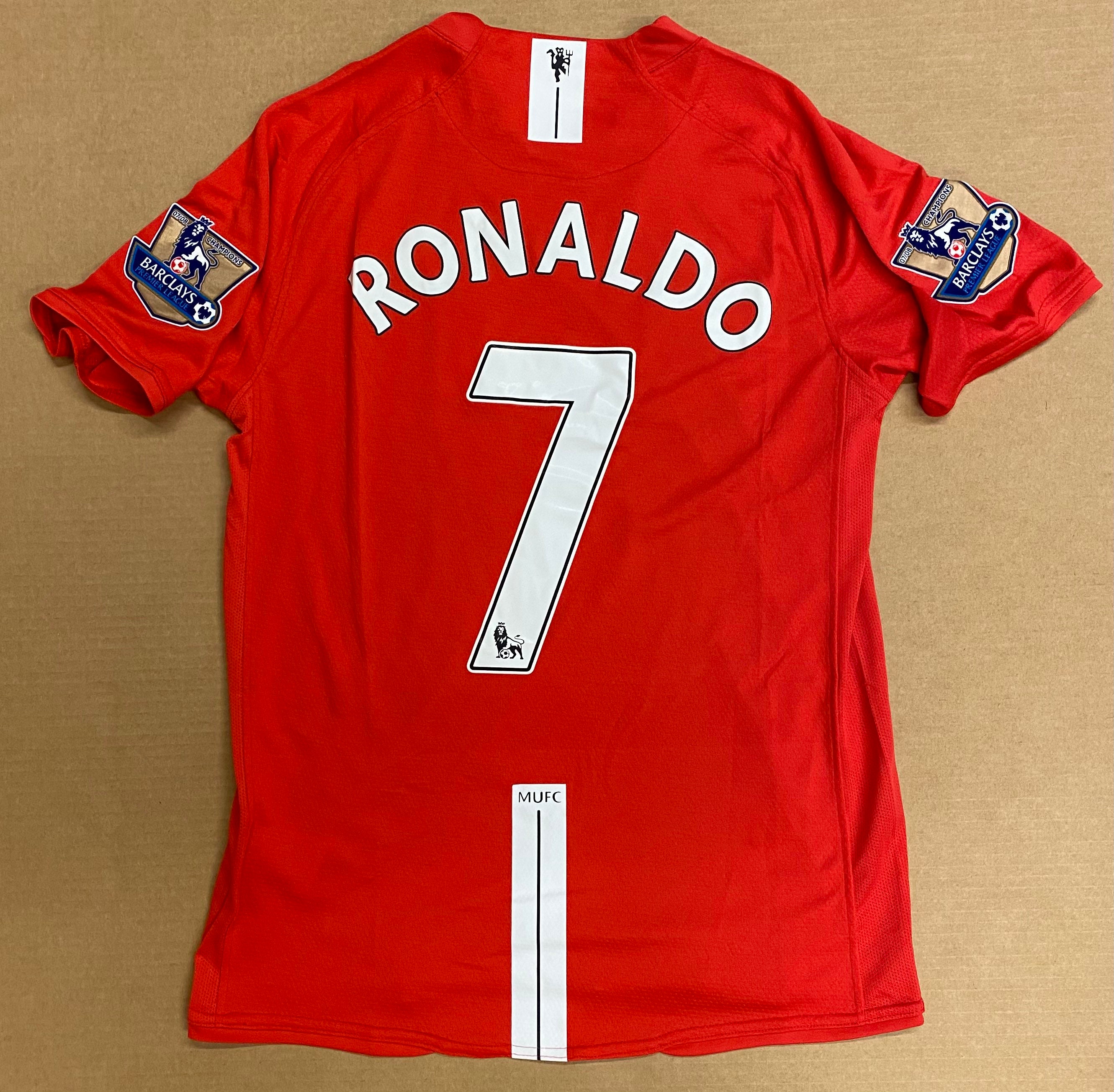 2008 Ronaldo Manchester United Jersey EPL Patches Kurzarm | Etsy