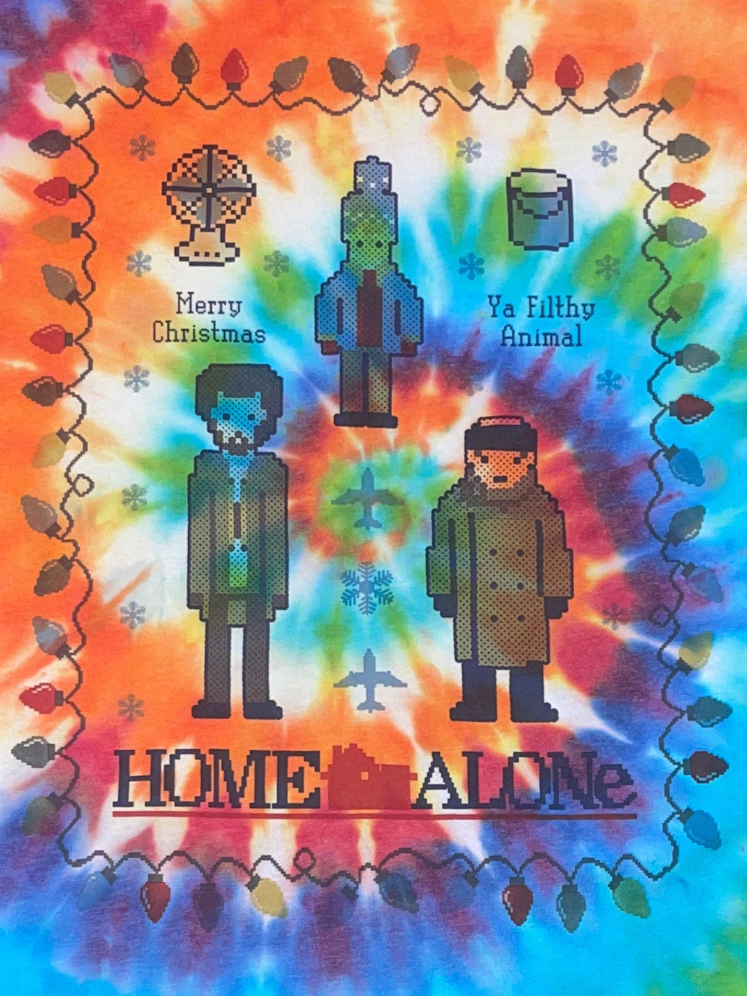 Home Alone Ice Tie Dye large - Etsy