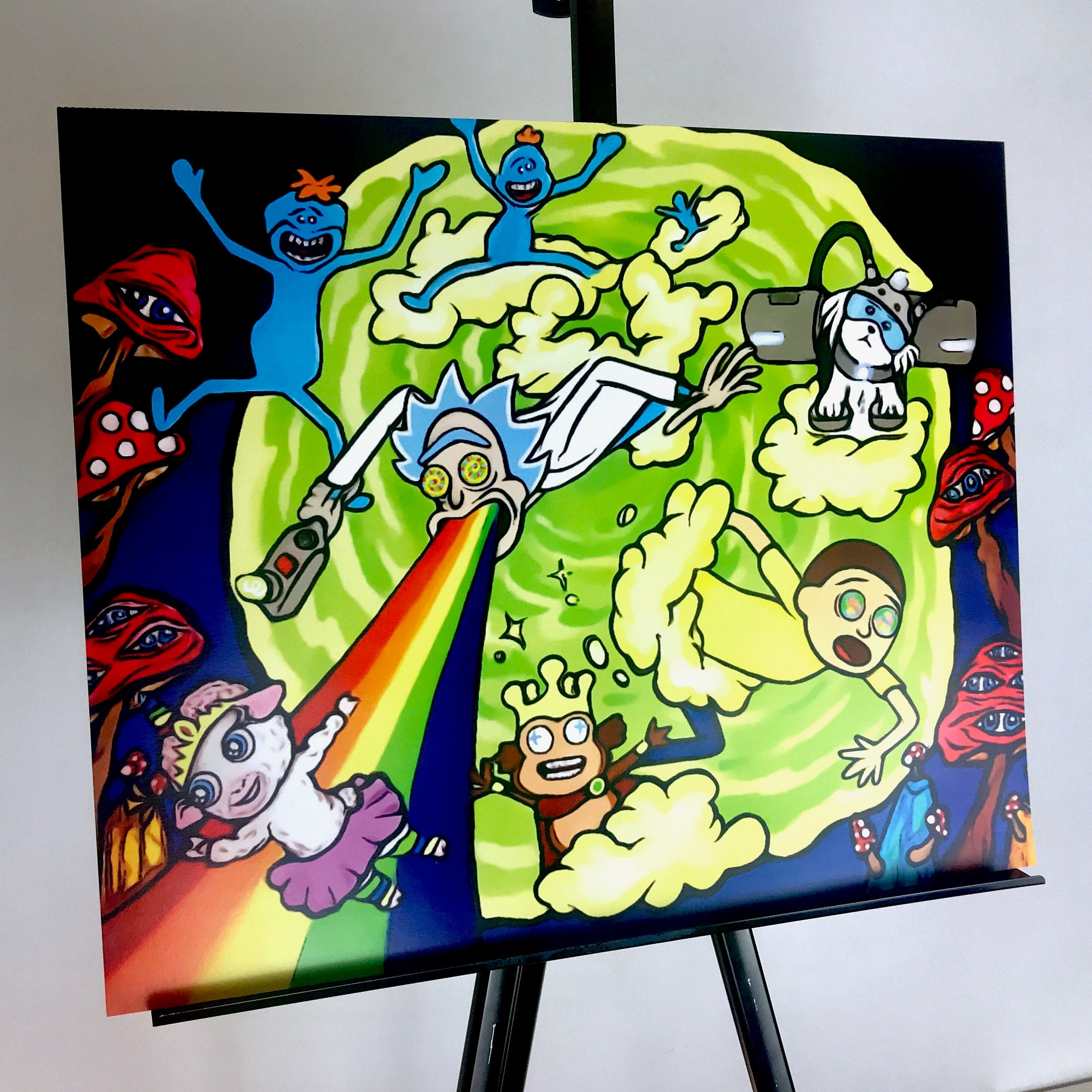 Limited Edition Rick and Morty Pop Art 16x20 Poster Rick and Morty ...