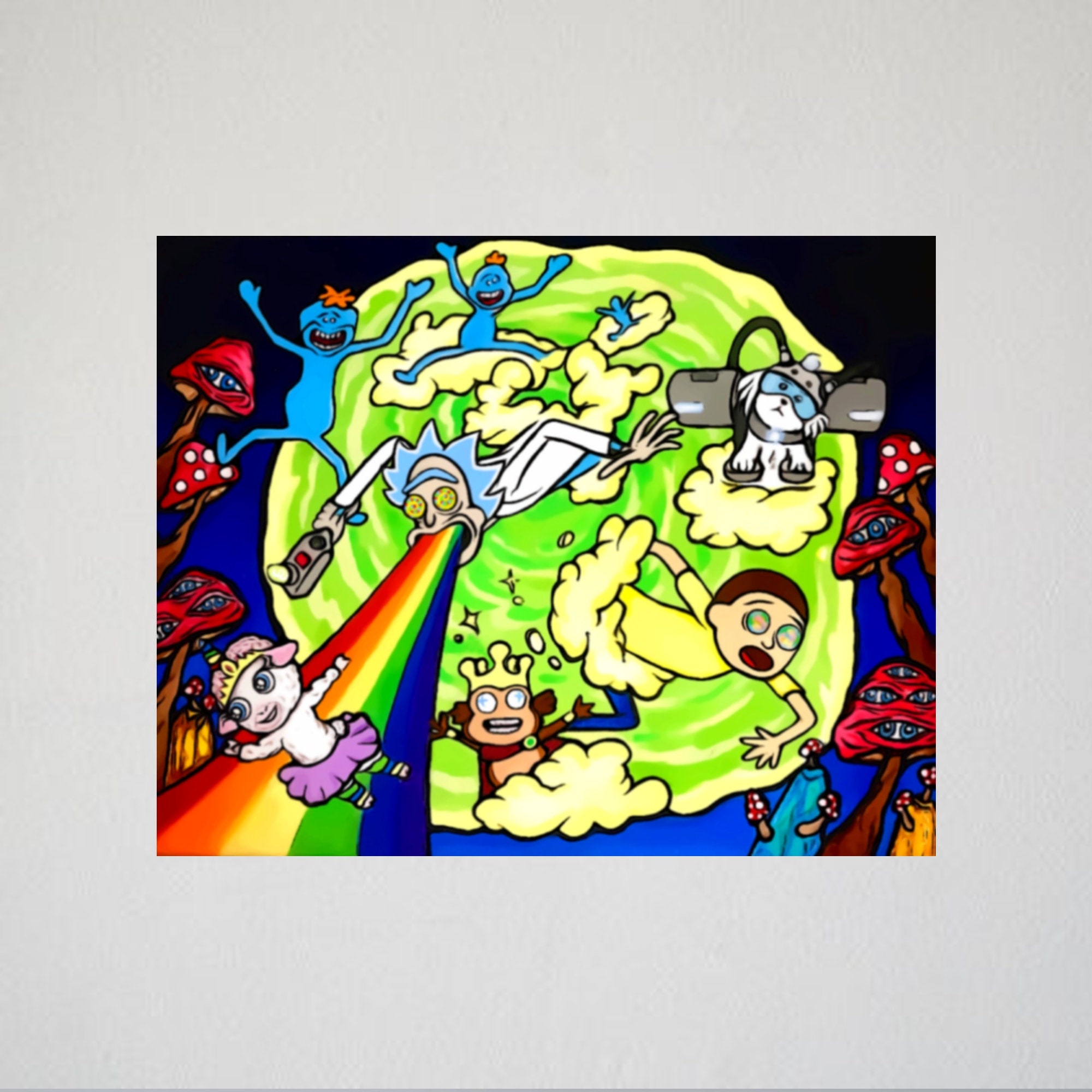 Limited Edition Rick and Morty Pop Art 16x20 Poster Rick and Morty ...