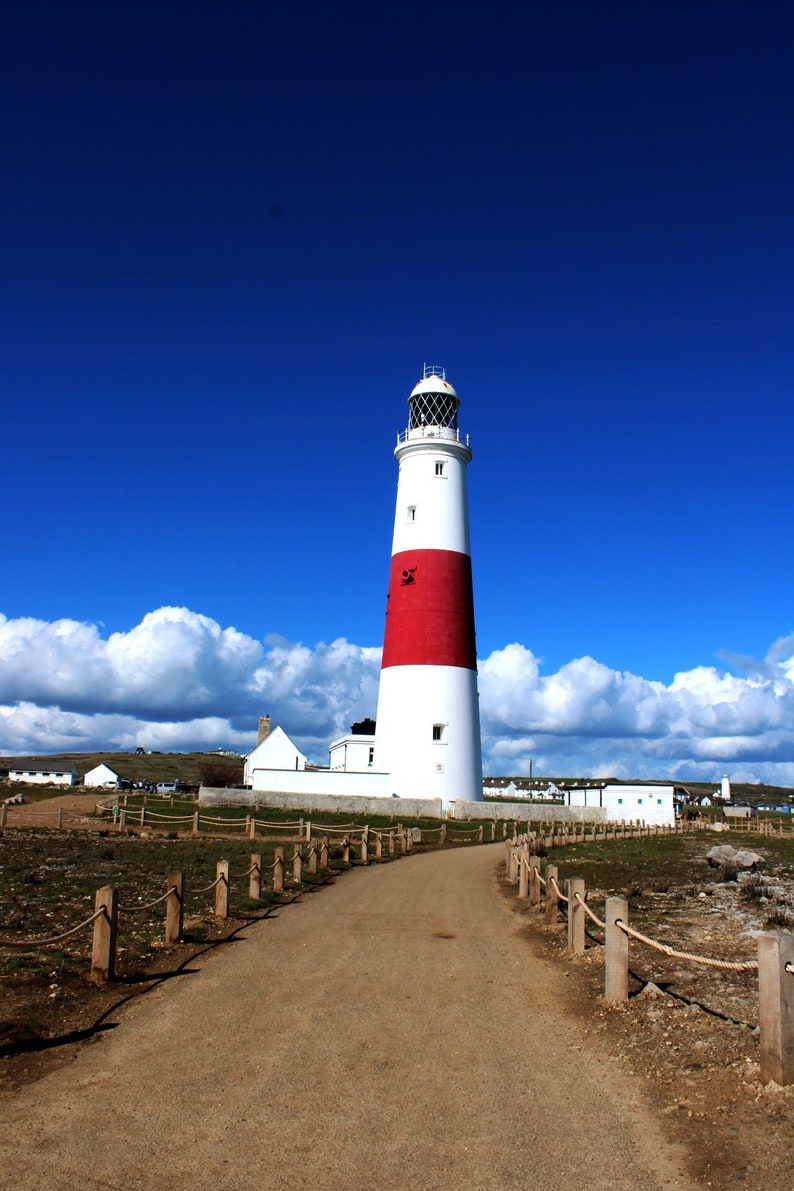Portland Bill Lighthouse, England Digital Landscape - Etsy