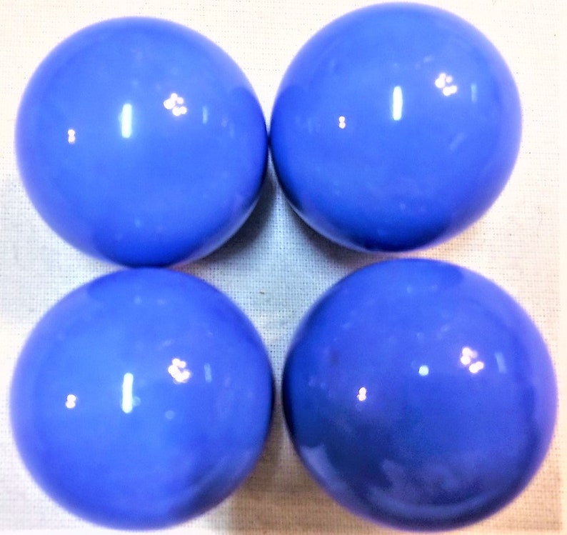 1" 28 Pcs 7 Colors 25mm Opaque Solid Glass Marbles Marble 4 of Ea Color ...