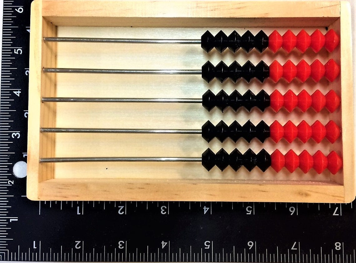 Scorekeeper Wood Domino Dominoes Many Other Games Like Bunco Etc ...