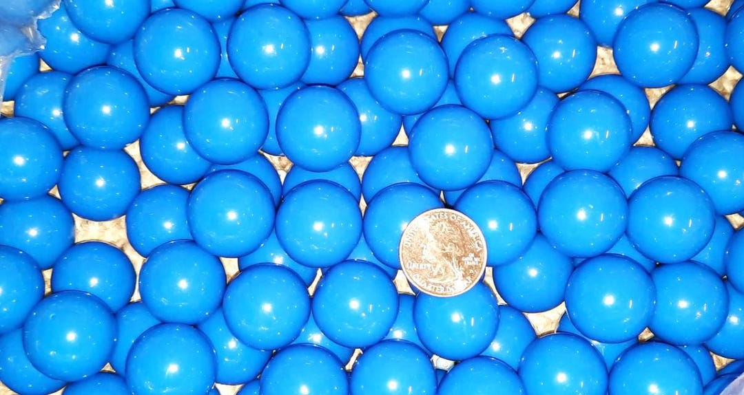 1 INCH Marbles BLUE 25mm 36 Opaque 1" IN Acrylic Plastic Marbles Board Games - Etsy