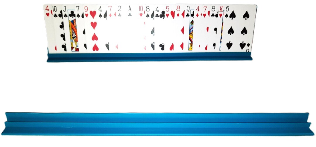 Canasta Samba Playing Card Holder 15" Inches Rack Hands Free Trays ...