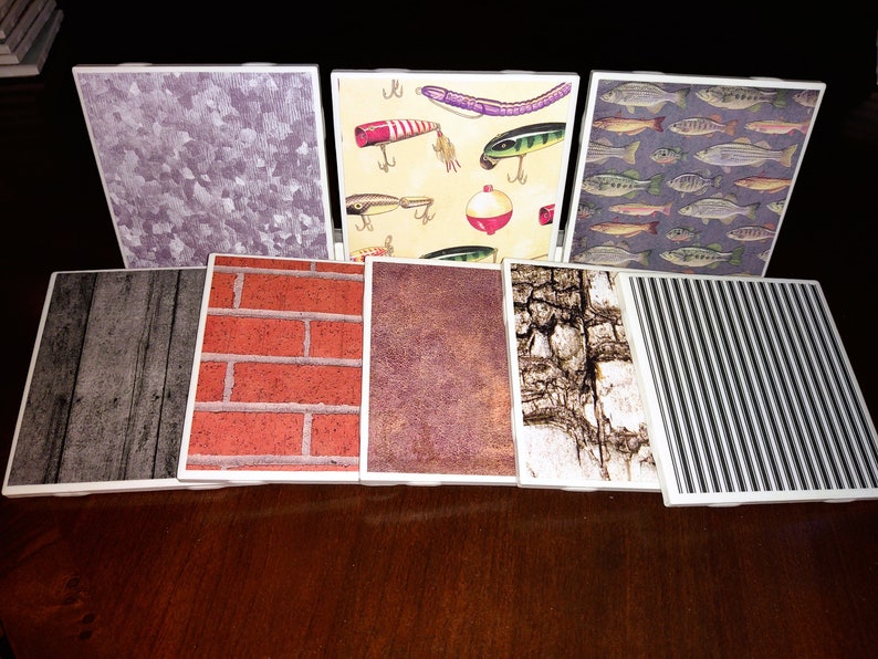 Father's Day and Beyond-ceramic Tile Coasters - Etsy