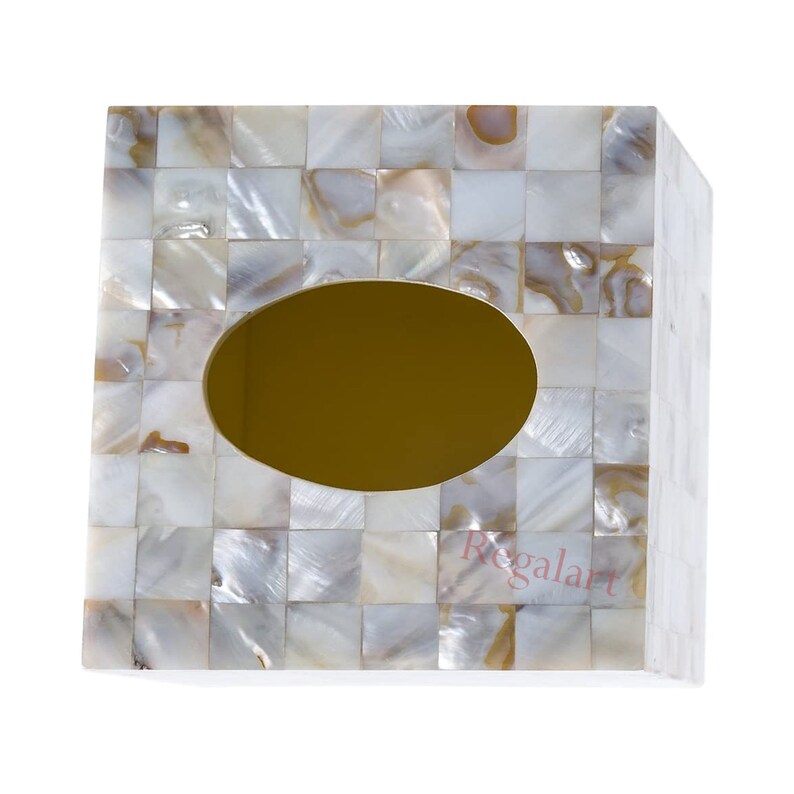 Tissue Box MOP Inlay Vintage Handmade Home Decor Gift - Etsy