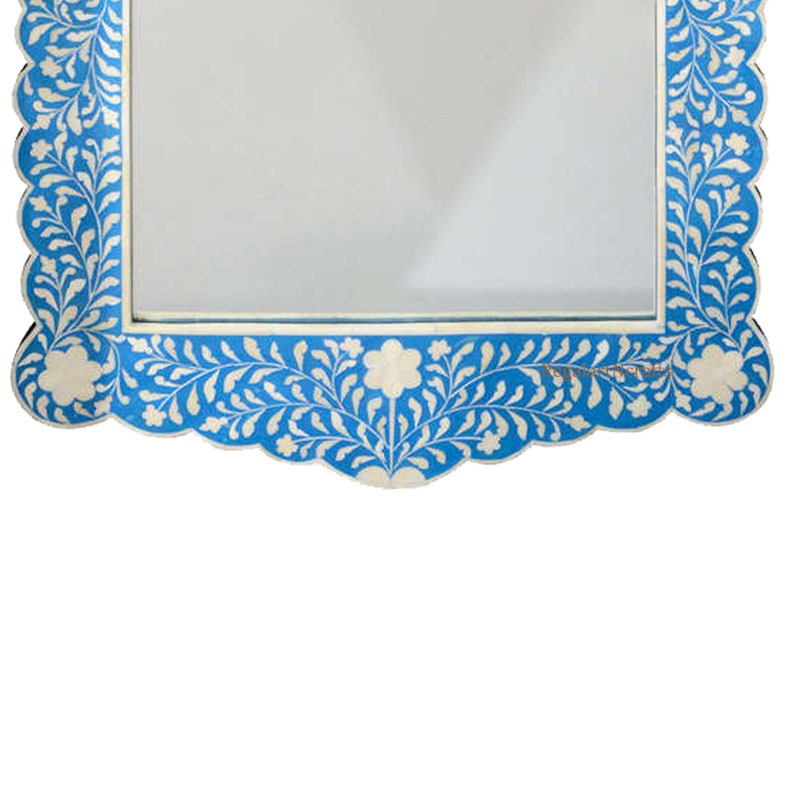 Bone Inlay Mirror Vintage Mirror Frame Bathroom Home Décor - Etsy