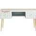 Bone Inlay Work Desk, Bone Inlay Laptop Table Study Table Bedroom Decor ...