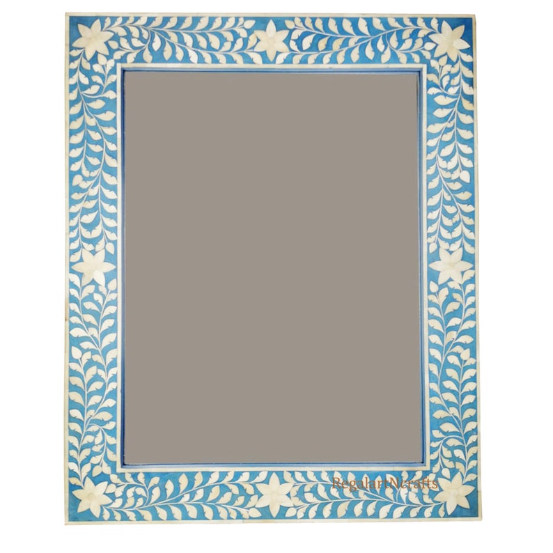 Handmade Bone Inlay Mirror Frame Bathroom Mirror Wall Hanging - Etsy