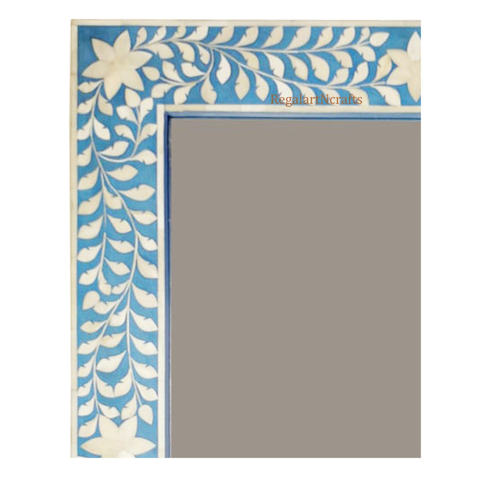 Handmade Bone Inlay Mirror Frame Bathroom Mirror Wall Hanging - Etsy