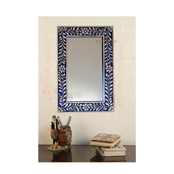 Bone Inlay Mirror - Etsy