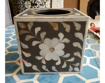 Floral Tissue Box - Etsy