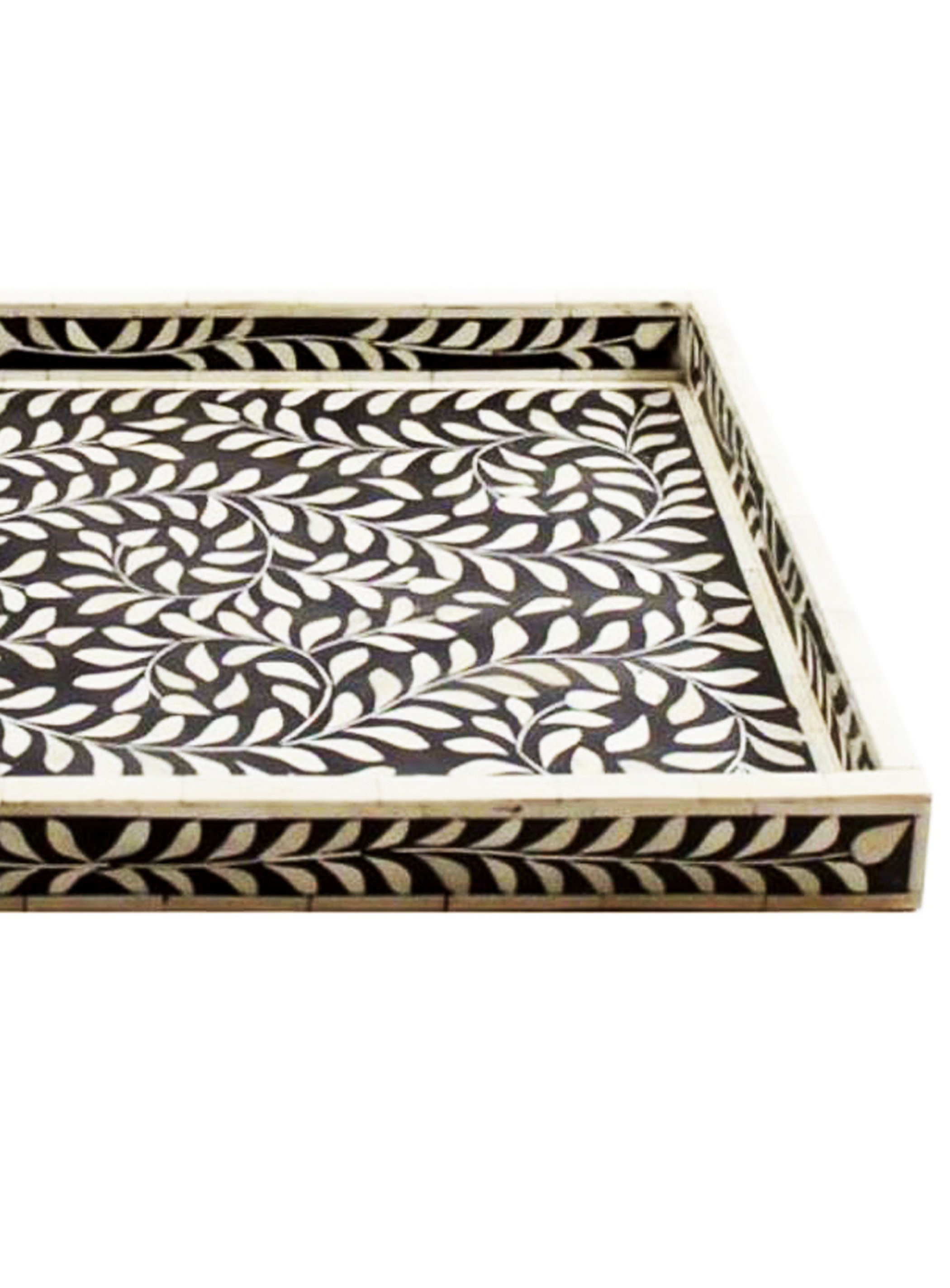 Serving Tray Bone Inlay Dinner Platter Home Decor Art - Etsy