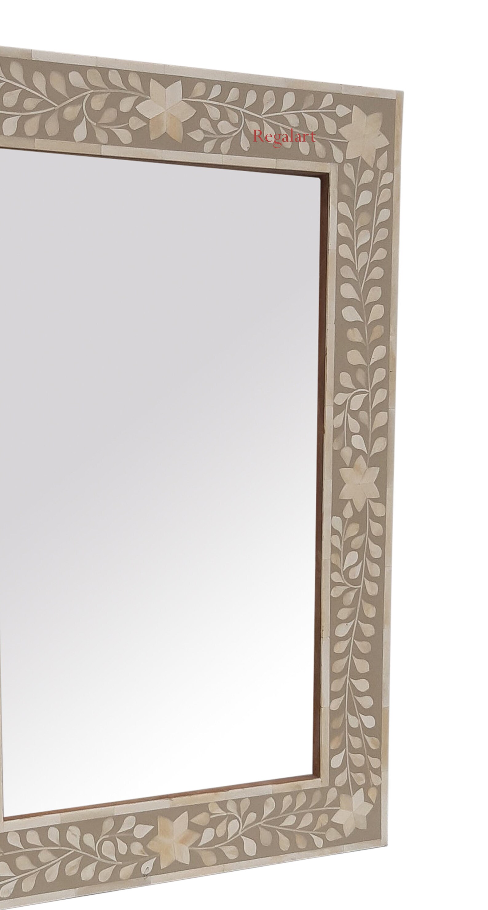 Handmade Bone Inlay Mirror Frame Bathroom Wall Hanging Wooden - Etsy