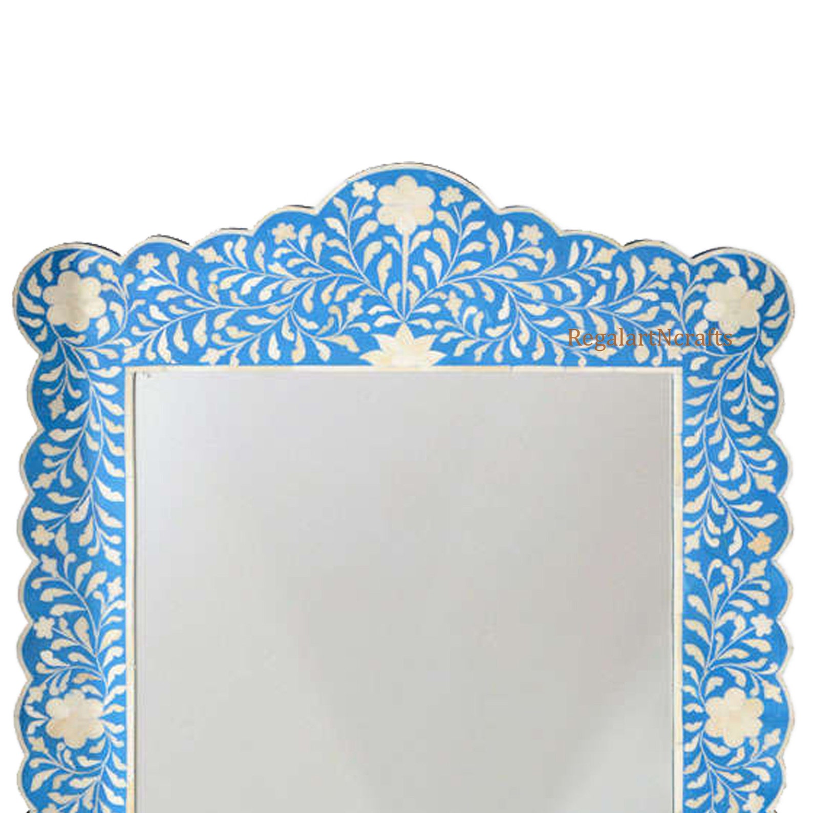 Bone Inlay Mirror Vintage Mirror Frame Bathroom Home Décor - Etsy