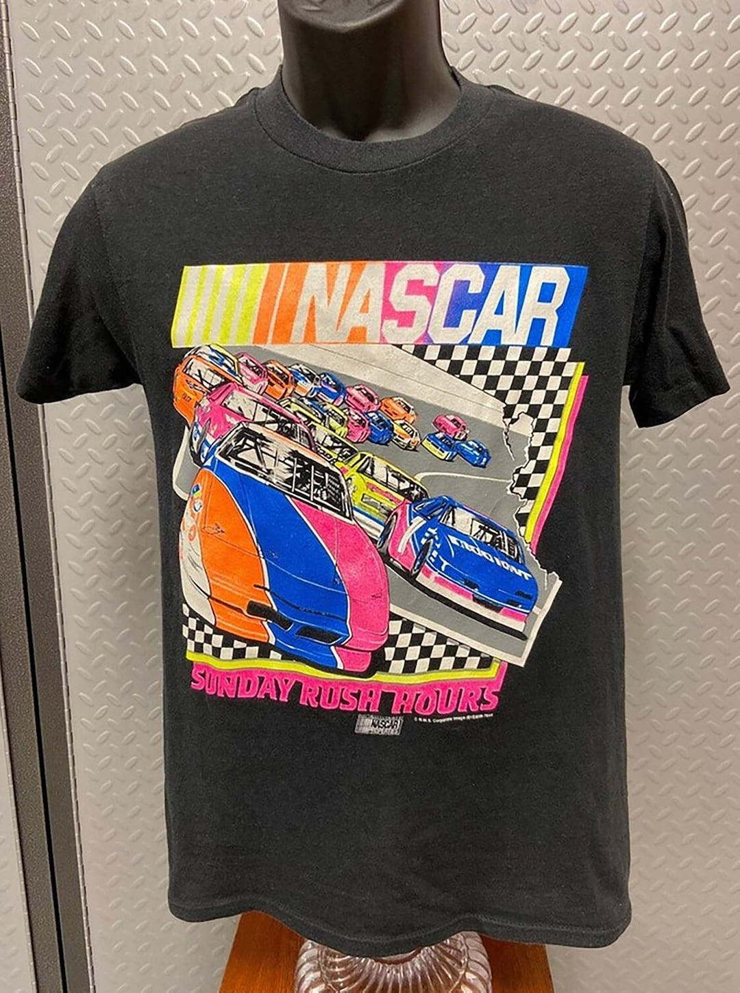 Vintage 90s NASCAR Sunday Rush Hour T-shirt Retro Nascar Shirt 90s ...