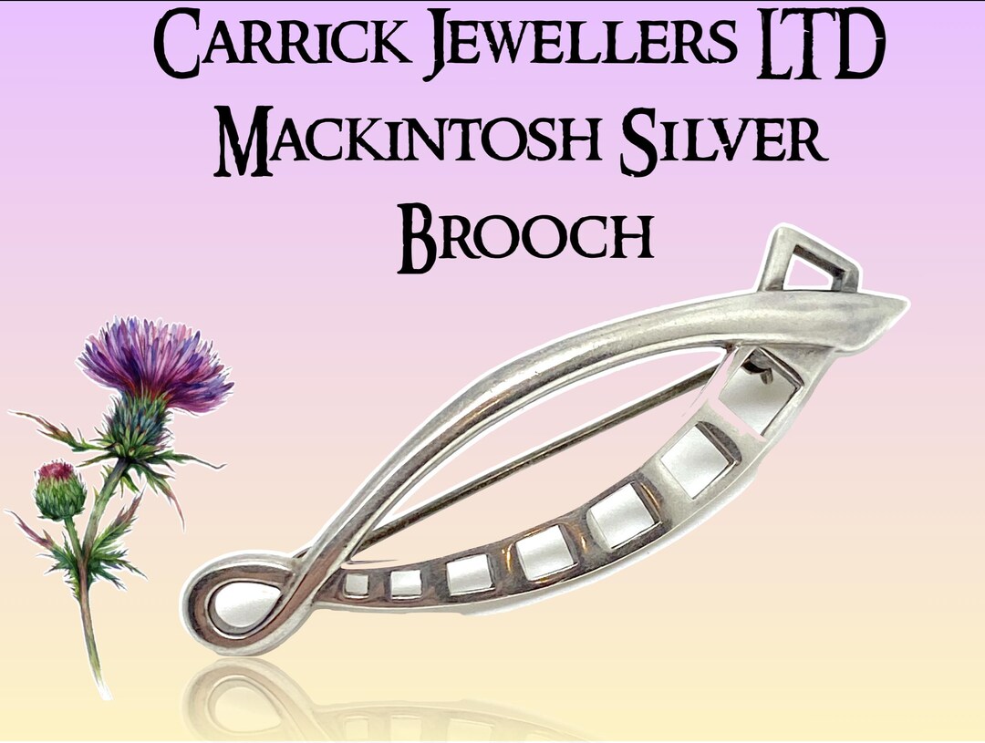 Vintage Mackintosh Brooch by Carrick Jewellers Ltd - Ladder Design - Etsy