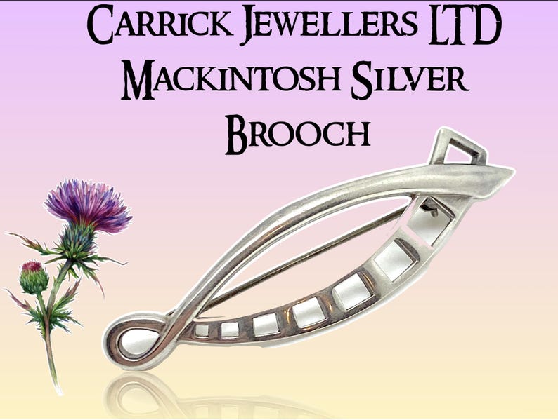 Vintage Mackintosh Brooch by Carrick Jewellers Ltd - Ladder Design - Etsy