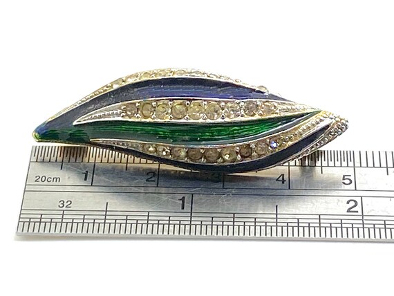 Unusual 1980's SPHINX Green and Blue Enamel Crystal … - Gem