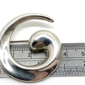 Unusual 1980's Modernist Whirl / Swirl / Spiral Brooch - Etsy