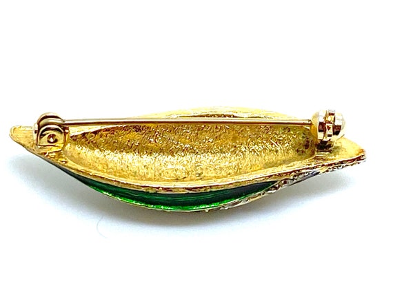 Unusual 1980's SPHINX Green and Blue Enamel Crystal … - Gem