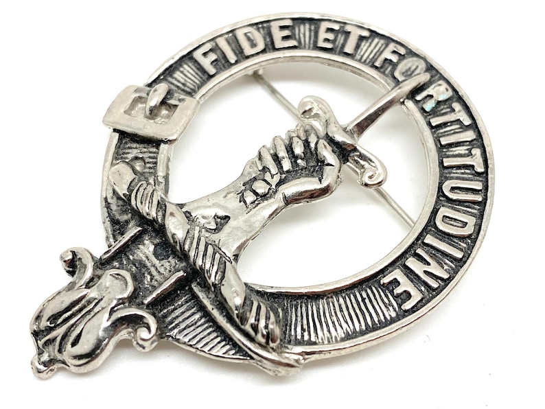 Scottish Clan Shaw Crest Cap Badge Brooch - Etsy Australia