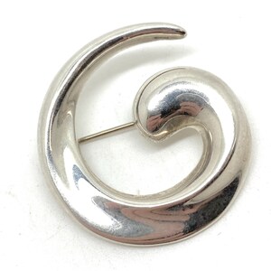 Unusual 1980's Modernist Whirl / Swirl / Spiral Brooch - Etsy
