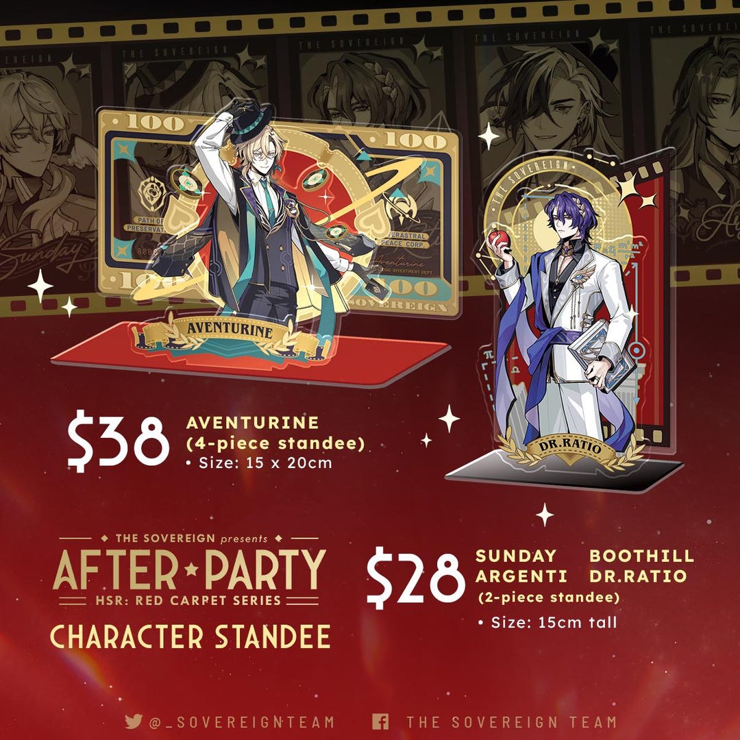 Honkai Star Rail Acrylic Standee HSR After Party - Etsy UK