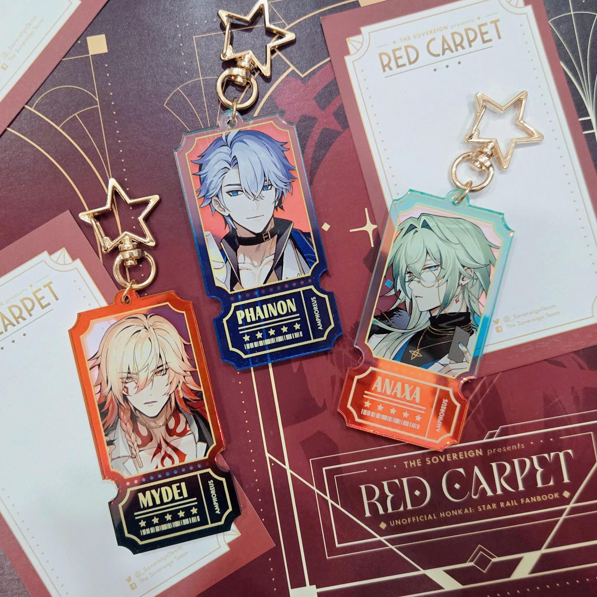 Honkai Star Rail Hologram Keychain - HSR Red Carpet - Etsy