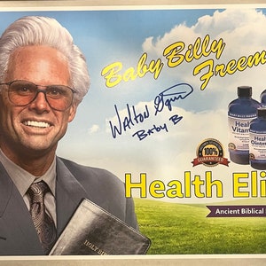 Walton Goggins Signed the Righteous Gemstones Baby Billy 11x17 Poster ...
