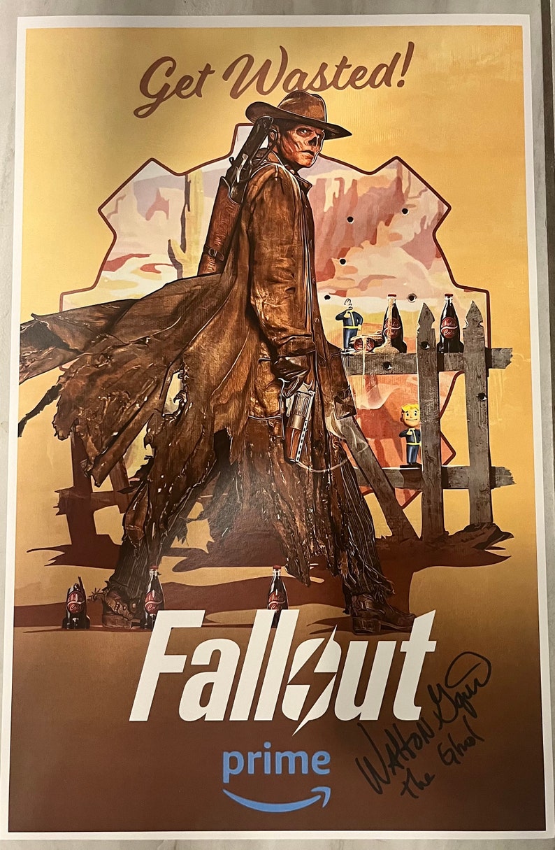 Walton Goggins Signed FALLOUT the Ghoul 11x17 Poster Certification ...