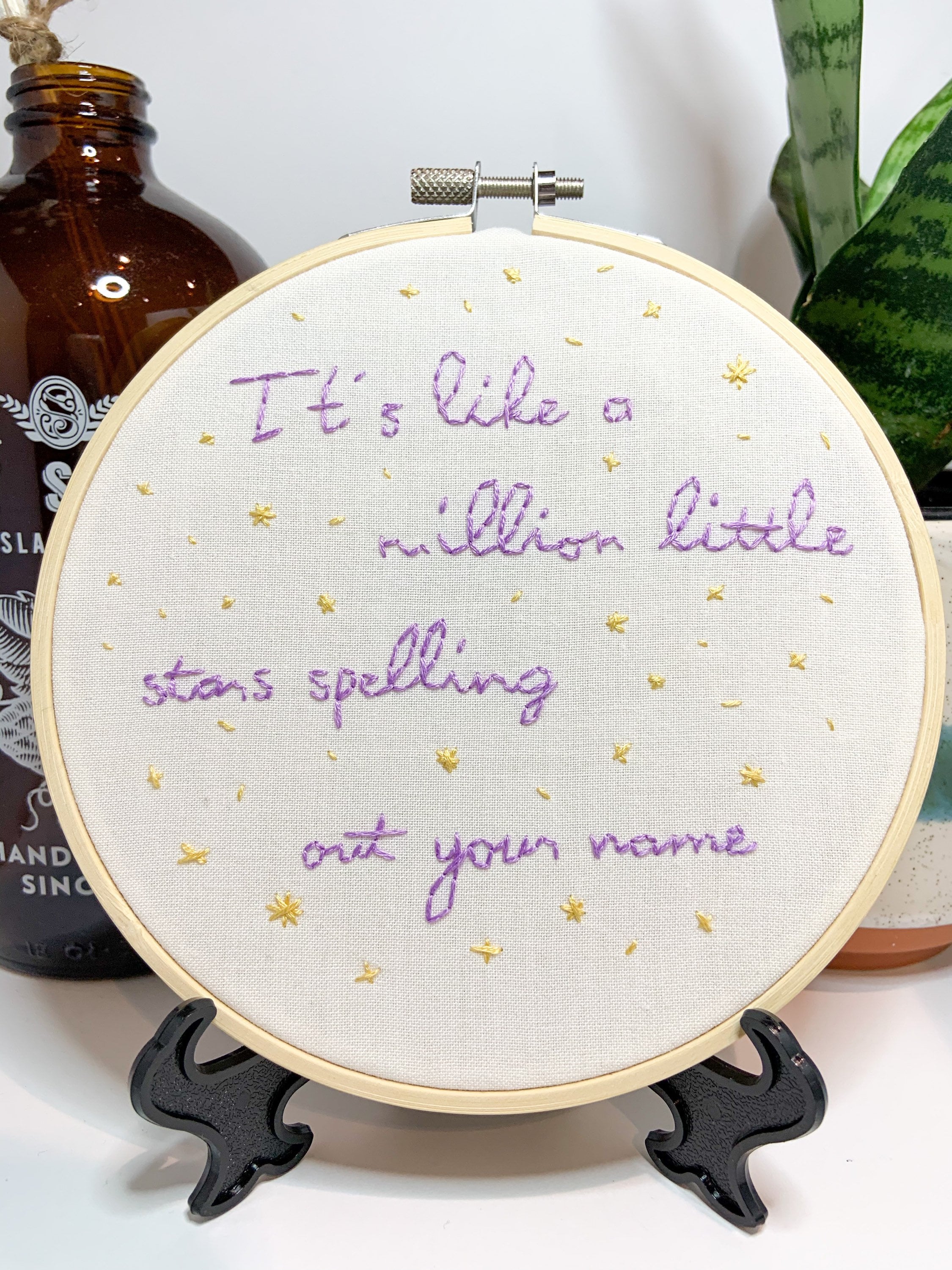 Taylor Swift Lyrics Embroidery Hoop Handmade Needle Art Untouchable ...