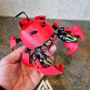 Splatoon Inspired Crab Tank Figure Unpainted Kit Fully Assembled Random ...