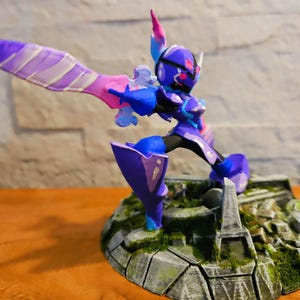 Fighting Ceruledge Diorama Handmade Made to Order - Etsy